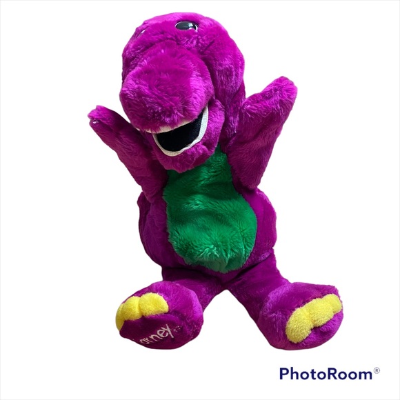 Vintage | Toys | Vintage Barney Hand Puppet Stuffed Plush Animal ...